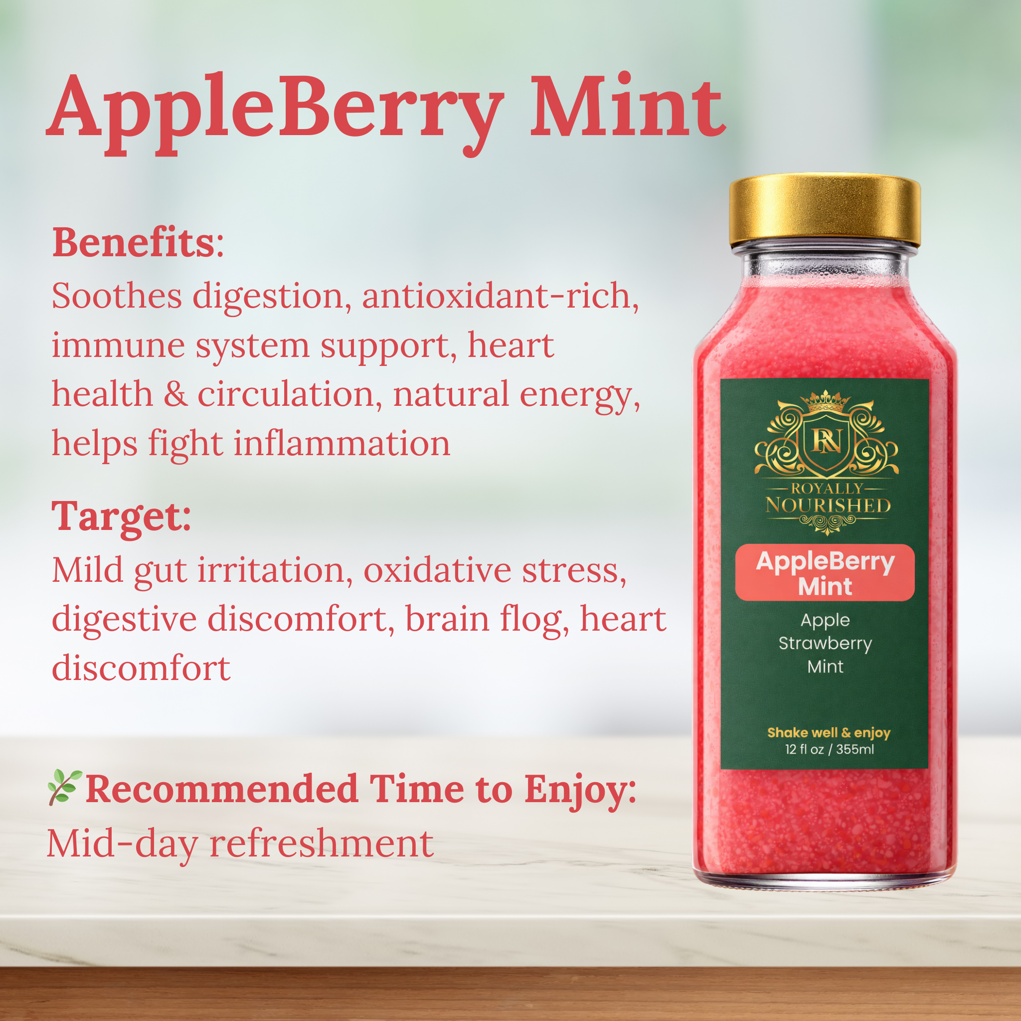 AppleBerry Mint – Royally Nourished