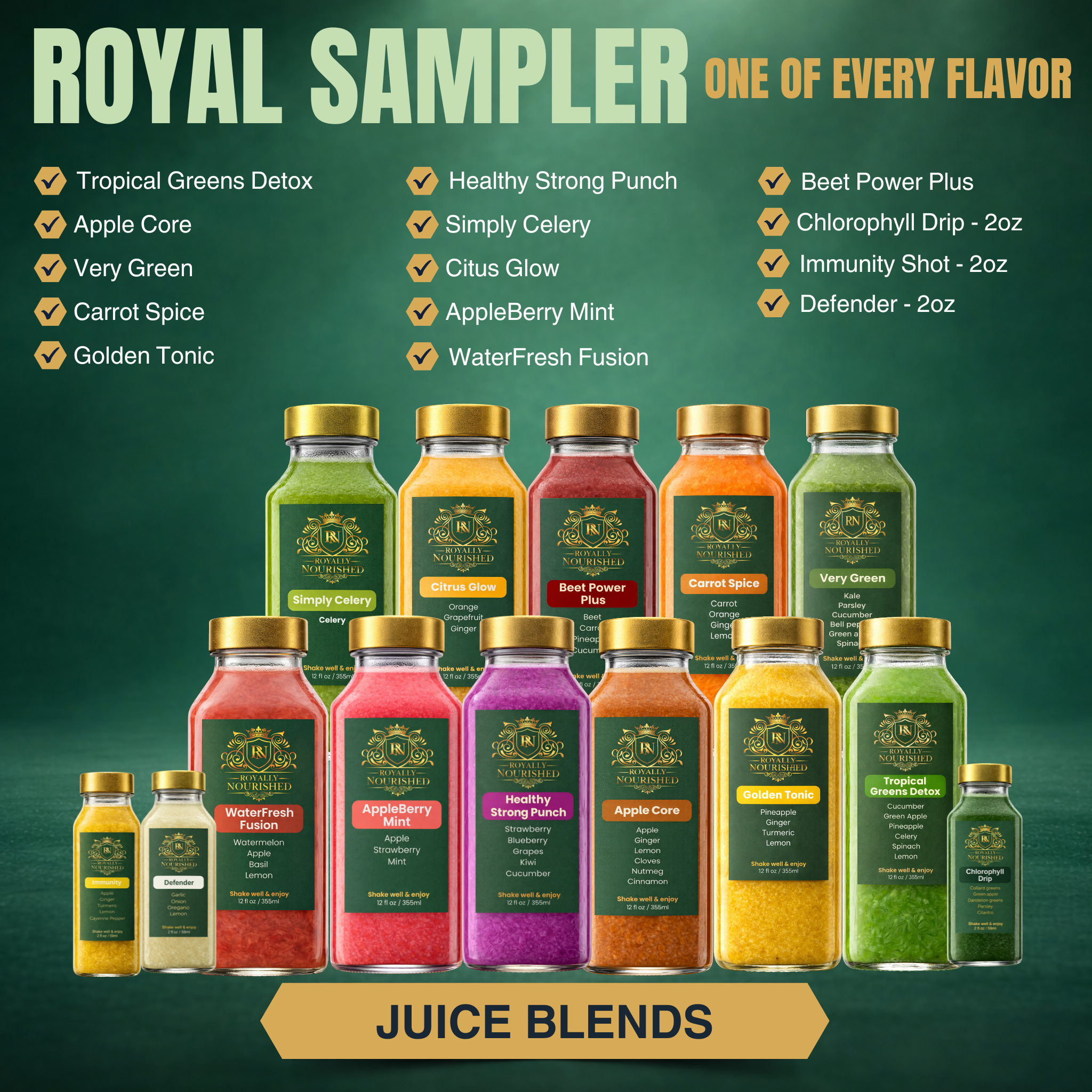 Royal Sampler – Royally Nourished